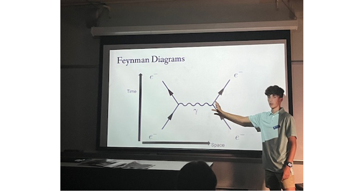 Scotch Plains-Fanwood HS Student Delivers Presentation on Particle ...