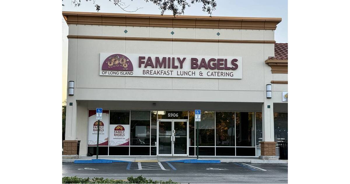 Family Bagels of Long Island to Close Coral Springs Restaurant, Owners ...