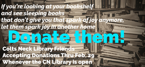 POSTPONED BOOK SALE: Colts Neck Library | Middletown, NJ News TAPinto ...