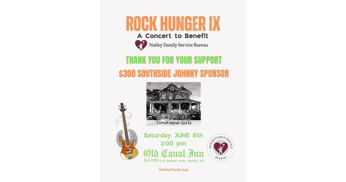 Von Hoene Girls sponsor Nutley Family Service Bureau Rock Hunger ...