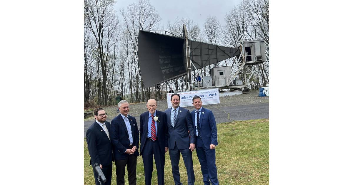 Robert Wilson Park Dedicated in Holmdel, Big Bang Origins Echoed ...