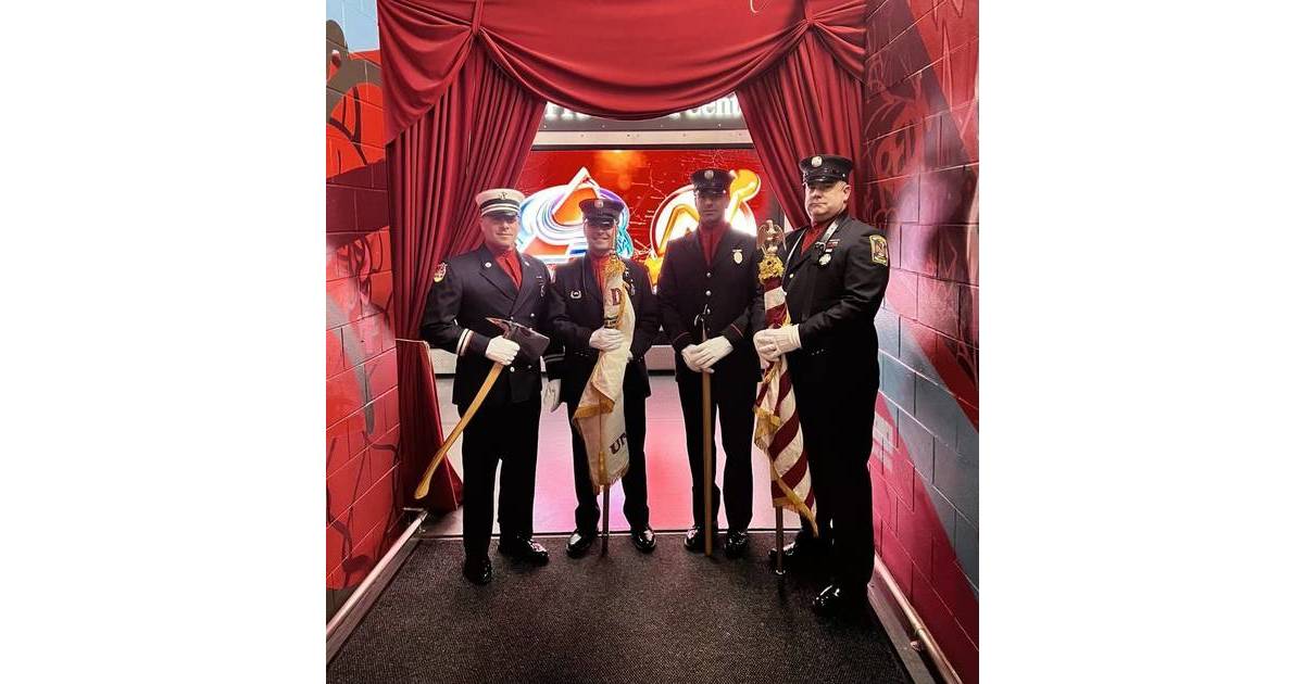 Union Fire Department's Honor Guard Represents Township at Devils Game ...