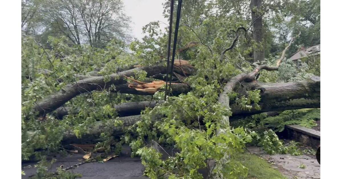 Severe Storm Hits With Power Outages & Road Closures | North Plainfield ...