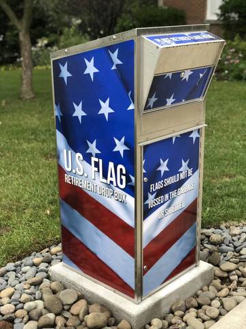 Sparta Gets Two New Flag Collection Boxes for Retired Stars and Stripes ...