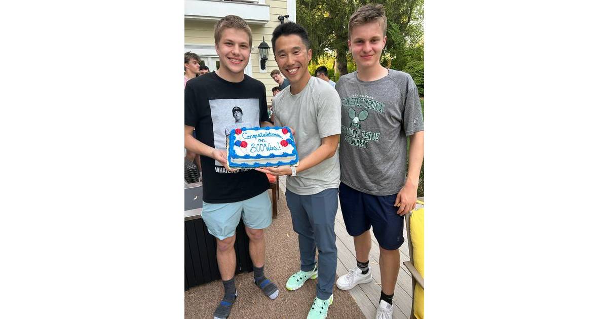 Chatham Tennis Coach James Cai Earns 300th Career Victory as Cougar ...