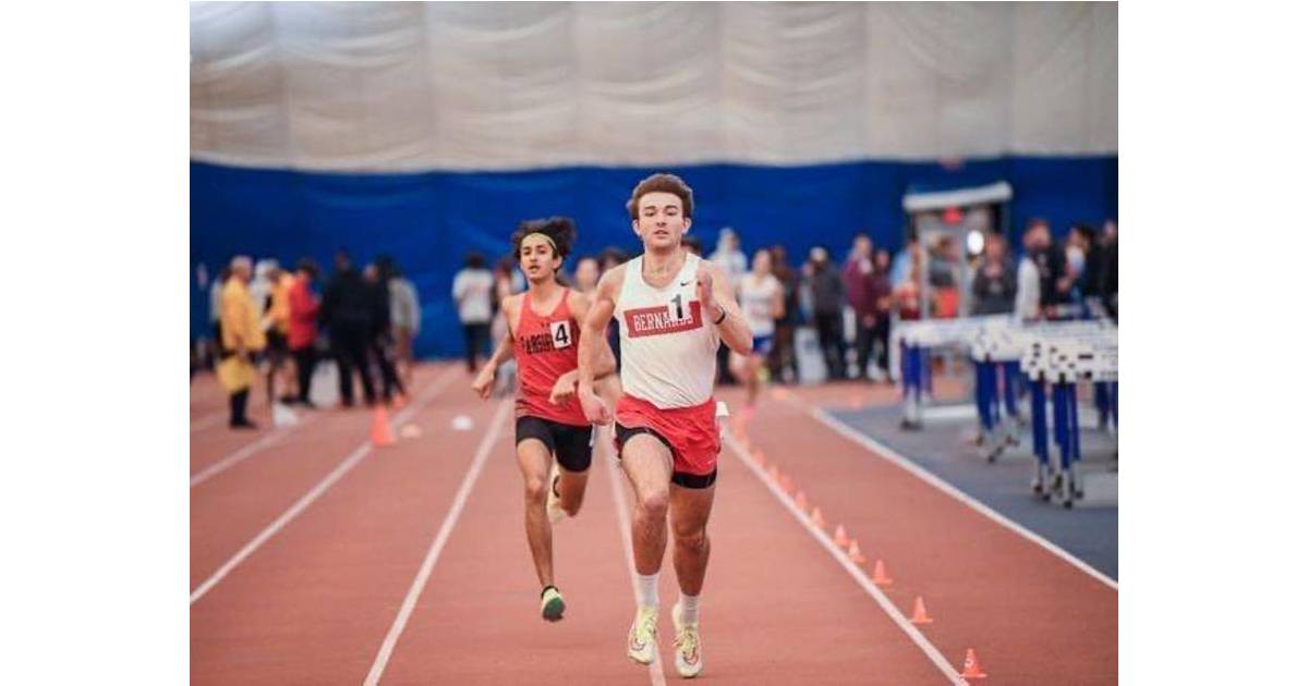 Runner Patrick Griffin is the Valairco Heating & Cooling Bernards ...