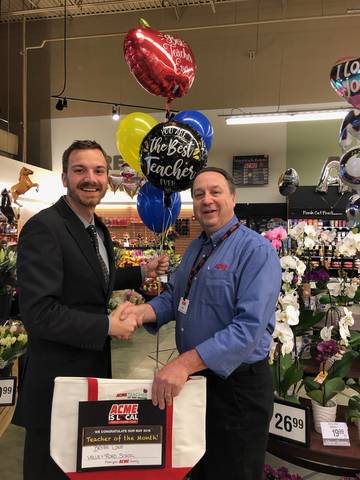 Local Market Names Bryan Lowe Teacher of the Month | Clark, NJ News TAPinto