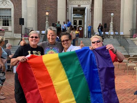 Scenes from the 2019 Pride Flag Raising Ceremony in Plainfield ...