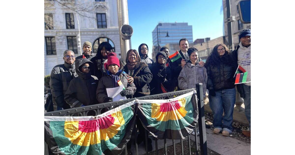 Paterson Raises the Pan-African Flag to Mark Black History Month ...