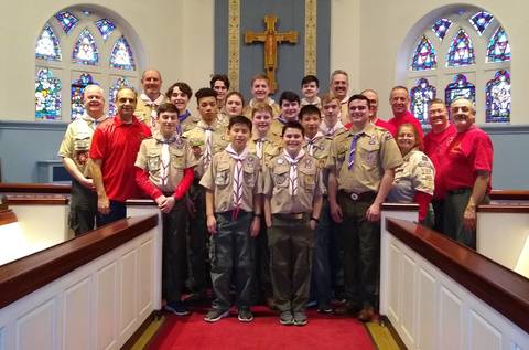 Scotch Plains BSA Troop 104 Celebrate Scout Sunday | TAPinto