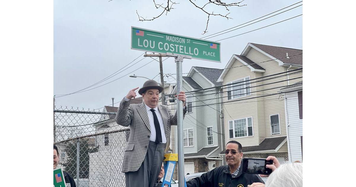 Paterson Honors Comedy Icon Lou Costello with Renaming of Madison ...