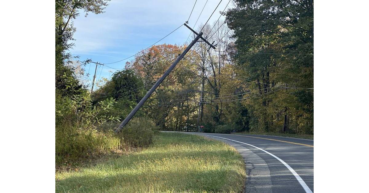 Part of Glen Road in Sparta Closed for Downed Utility Pole and Wires ...