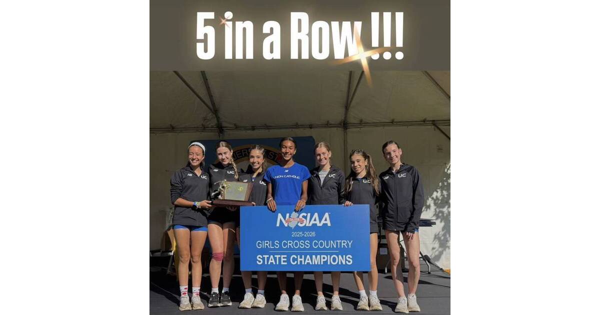 Union Catholic Girls Win 5th Consecutive State Cross-Country Title and ...
