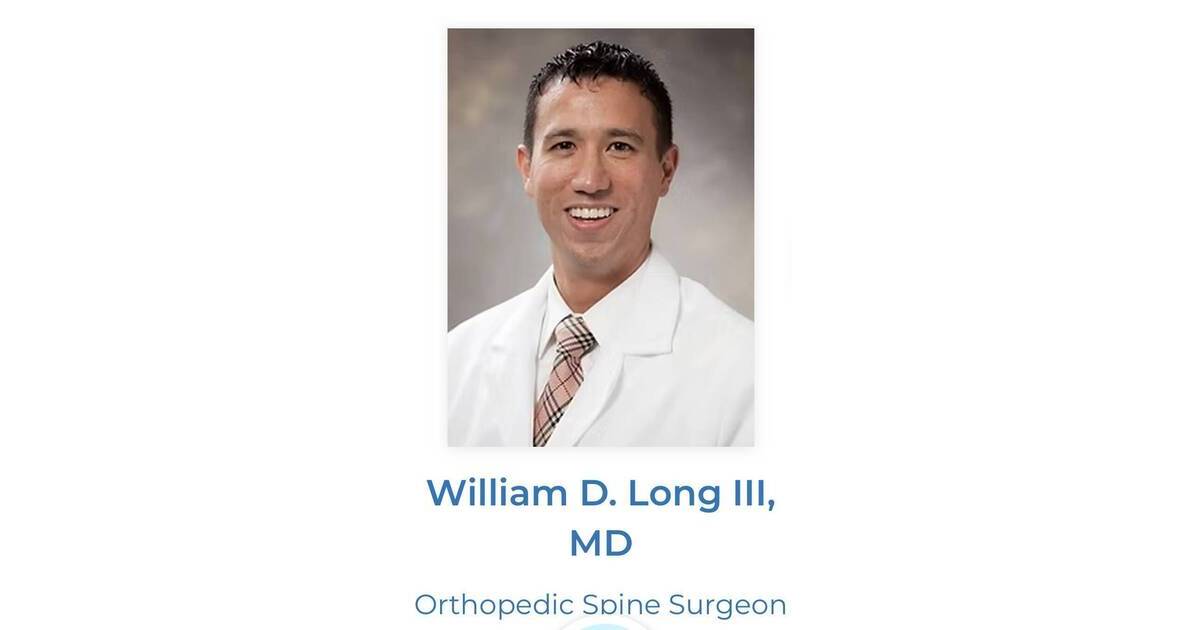 Genesis Orthopaedic and Spine Welcomes Accomplished Spine Surgeon Dr ...