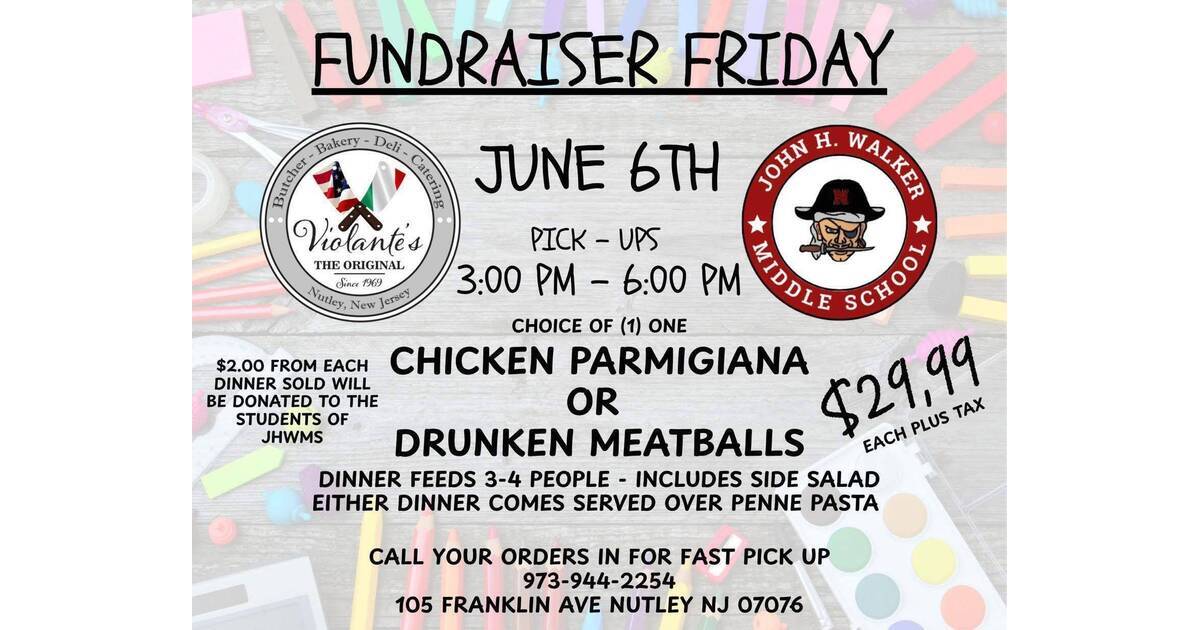 Violante's Friday Fundraiser Supports John H. Walker Middle School PTO ...