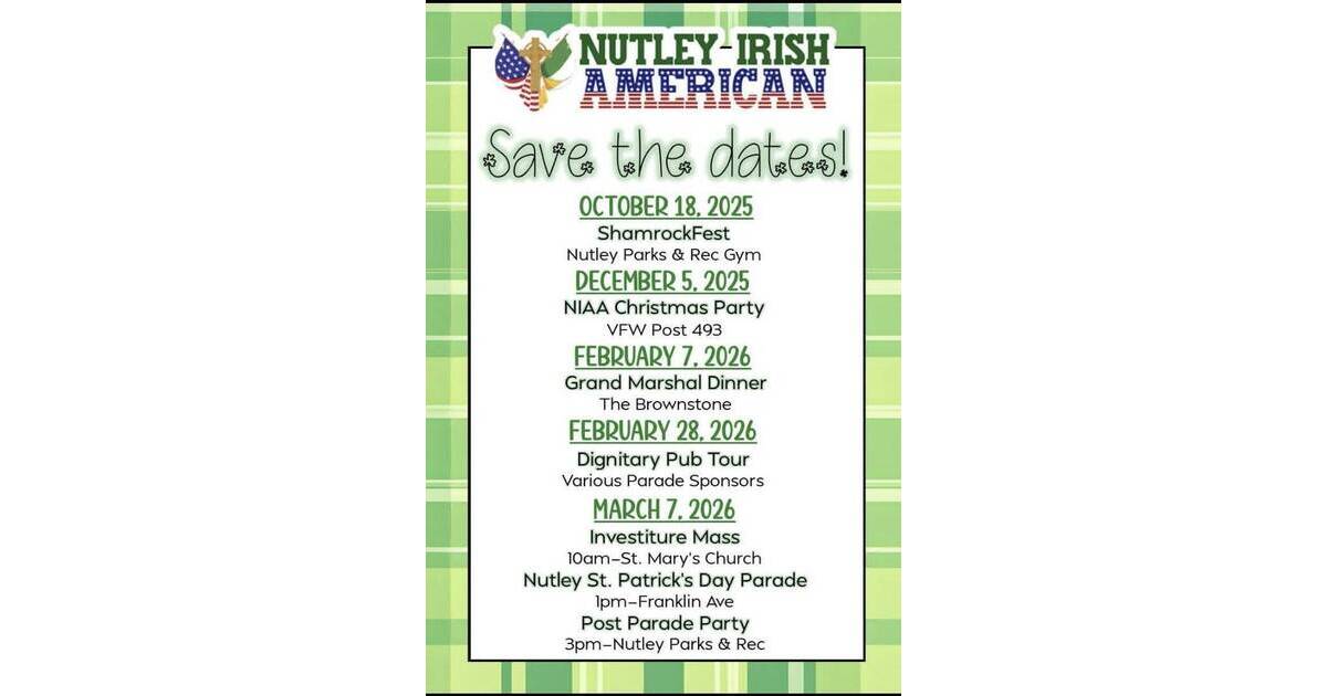 Nutley Is Ready For St. Patrick’s Day | Nutley, NJ News TAPinto | TAPinto