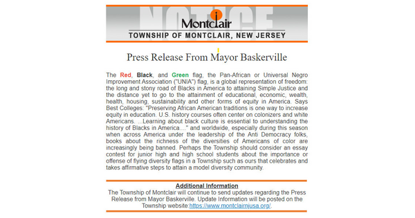 Mayor Baskerville Calls for Recognition and Education on Diversity ...