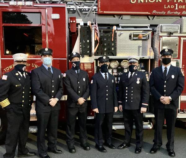 Five Union Firefighters, All UHS Grads, Promoted to Rank of Lieutenant ...