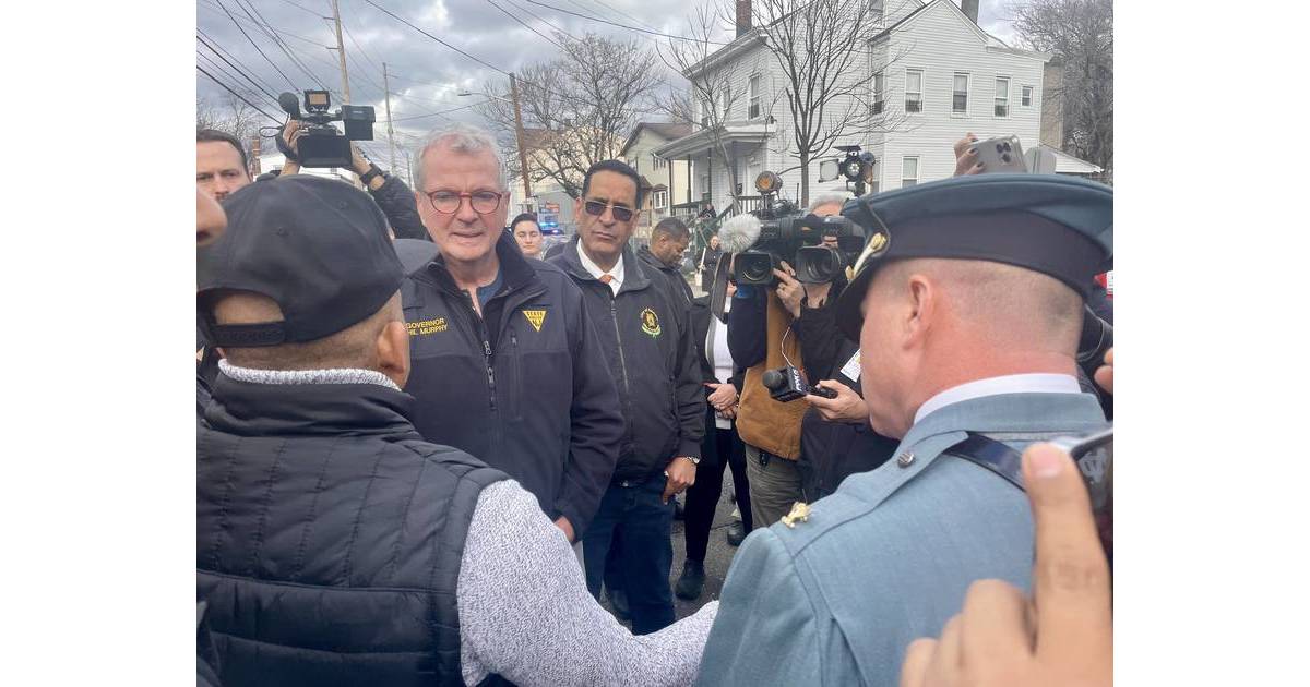 Governor Murphy Visits Paterson to Observe Flooding, Damage Caused By ...