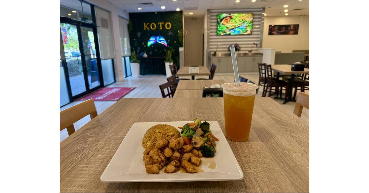 Koto Asian Bistro Opens in Coconut Creek With 20 Hibachi Varieties — No ...