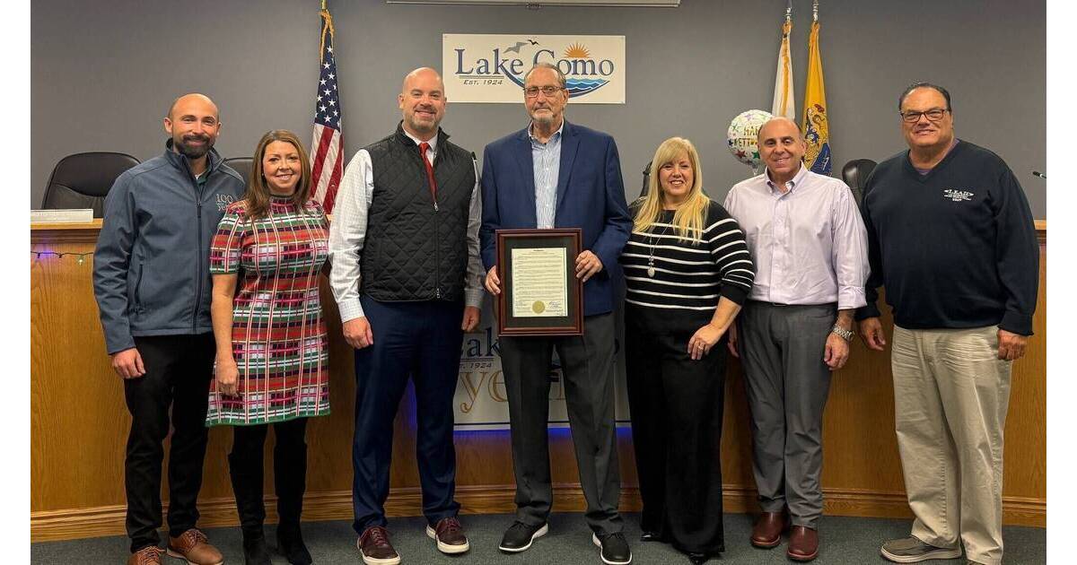 Doug Witte Honored for 55 Years of Service to Lake Como | Belmar/Lake ...