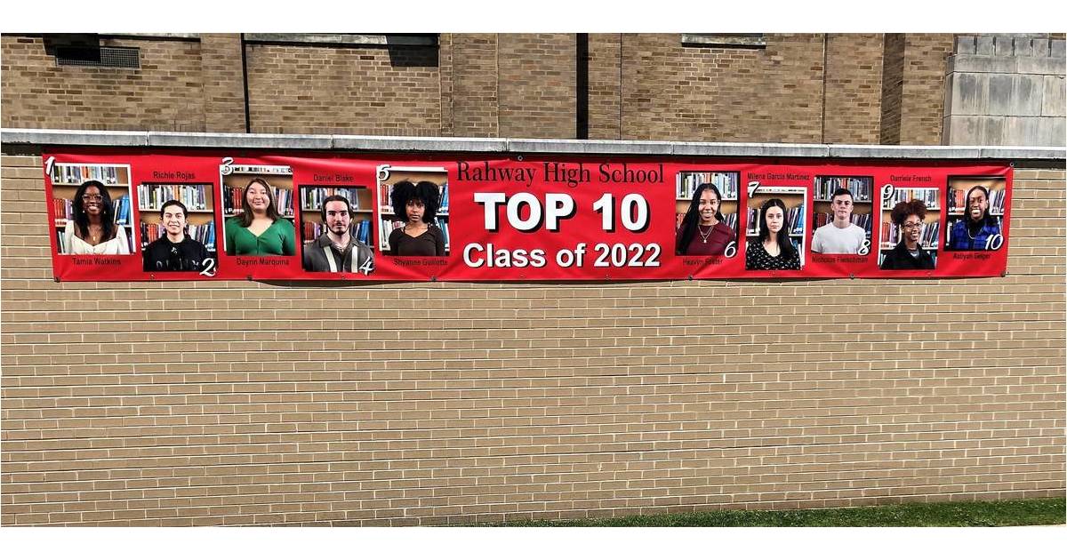 Rahway High School's 2022 Top Ten Students | Rahway, NJ News TAPinto