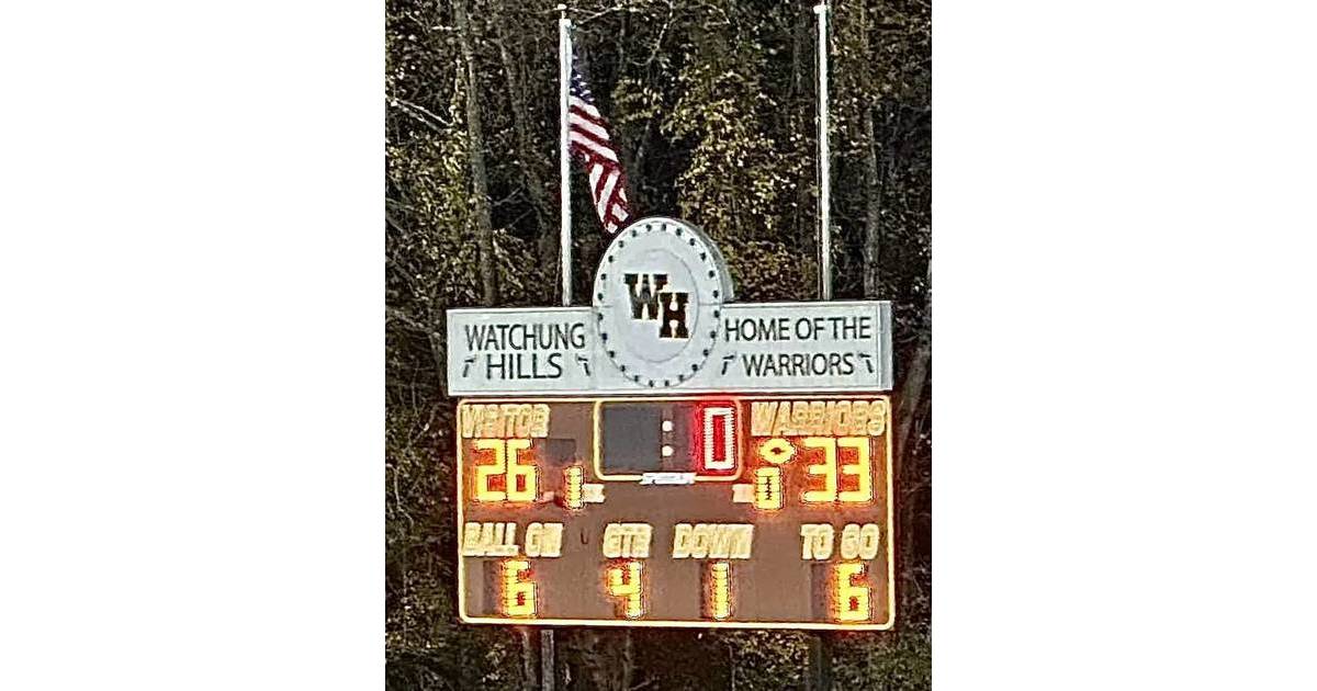 WHRHS Football: Watchung Hills Tops BR in First Home Playoff Win ...