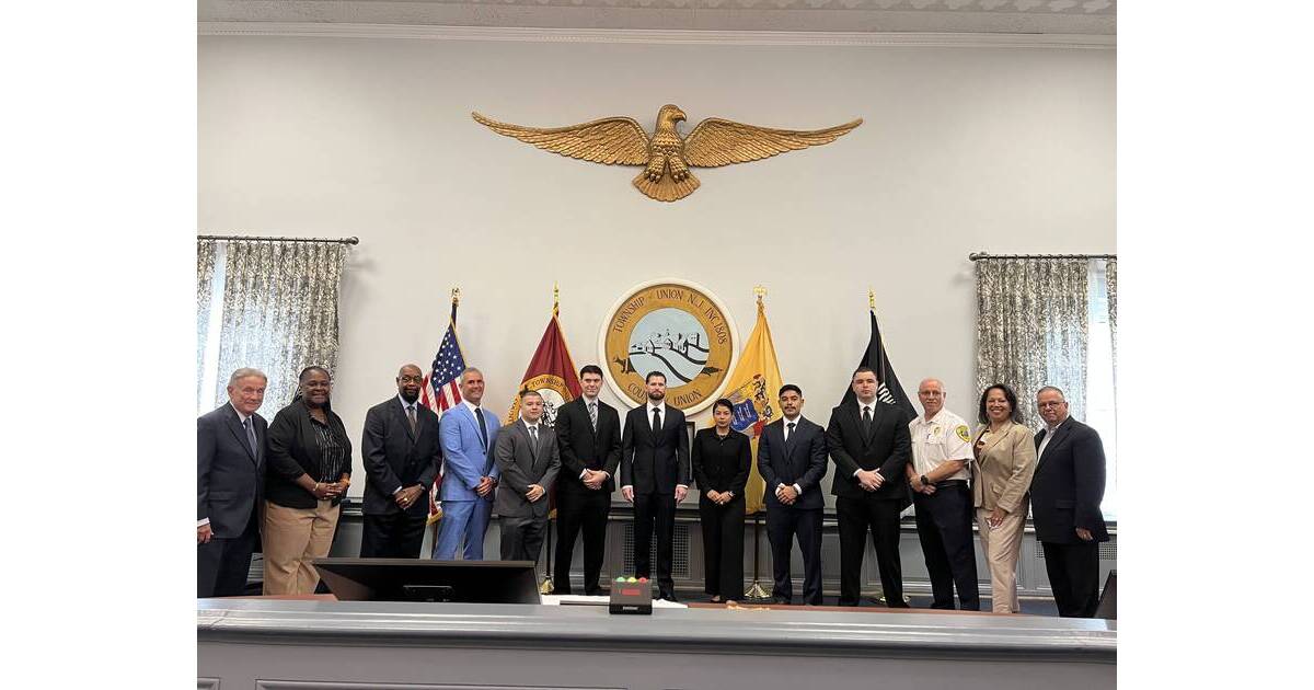 Six New Recruits Sworn Into Union Police Department | Union, NJ News ...