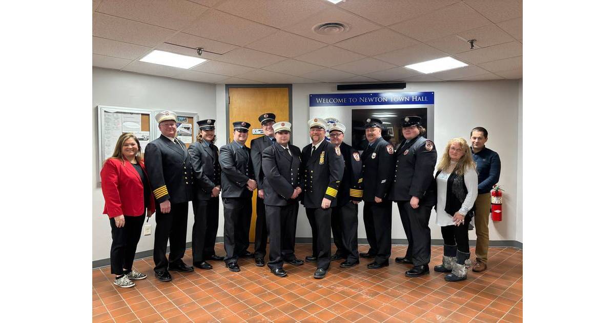 Newton Fire Department 2025 Leadership Sworn In | Newton, NJ News ...