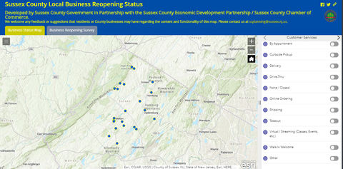 Interactive Business Reopening Status Map Available for Sussex County ...