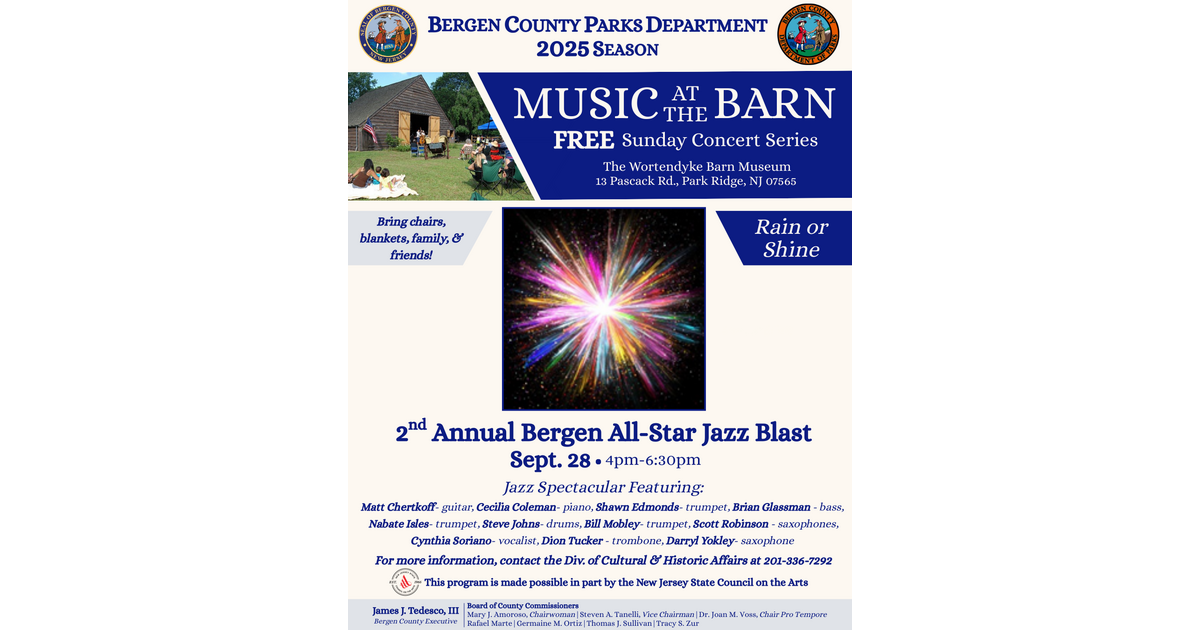 "Music at the Barn" Concert Series Returns Sunday | Paramus, NJ News ...
