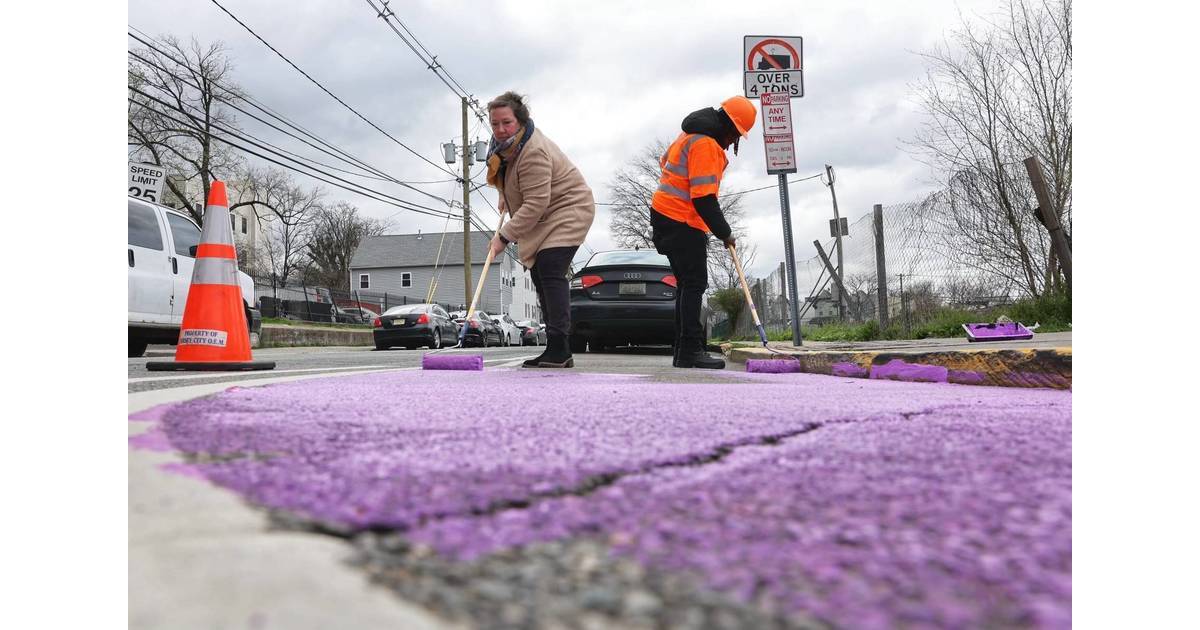 Traffic Calming Paints Picture Of Improved Pedestrian Safety In ...