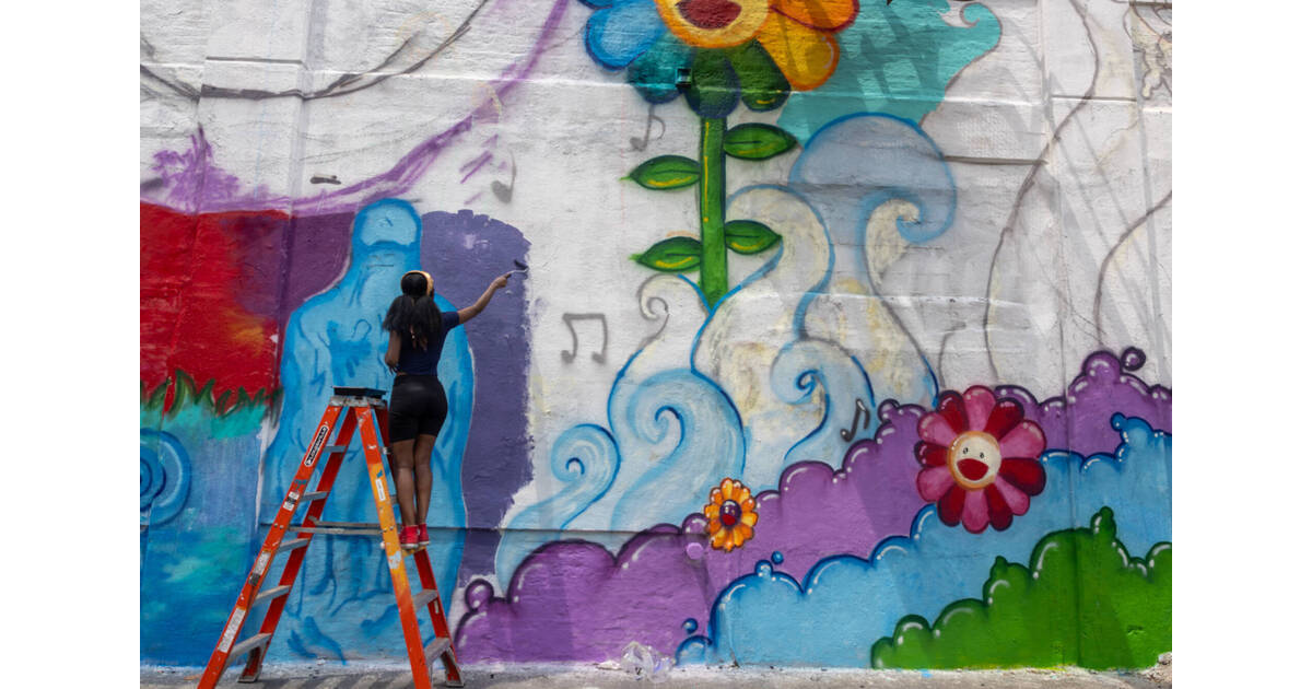 New Mural Entitled “ARTISTS THAT INSPIRE FUTURE GENERATIONS" Currently ...