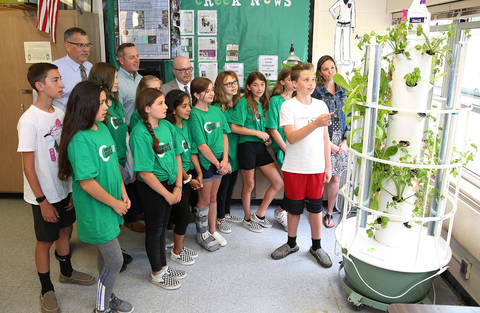 JCP&L Presents Greenhouse to Students at Lake Riviera Middle School ...