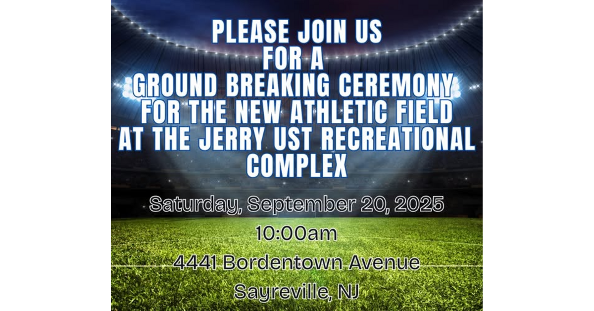 Groundbreaking for Expanded Jerry Ust Athletic Complex on Sat., Sept ...