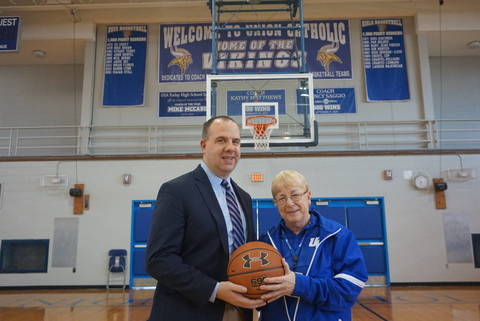 Union Catholic Basketball Coaches Kathy Matthews and Dr. James Reagan ...