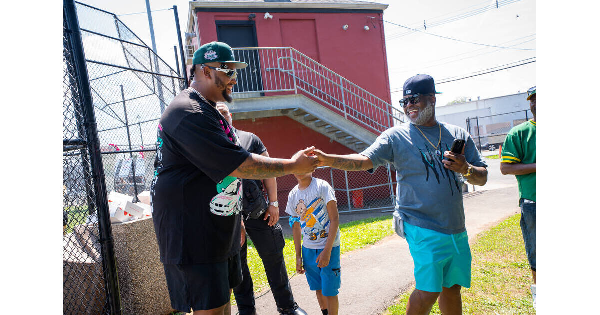 His Forever Home Base is Rahway! Dion Dawkins Returns to Town to Spread ...