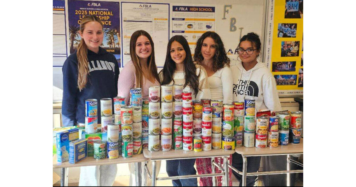 Newton High School FBLA Students Support Local Food Pantry | Newton, NJ ...