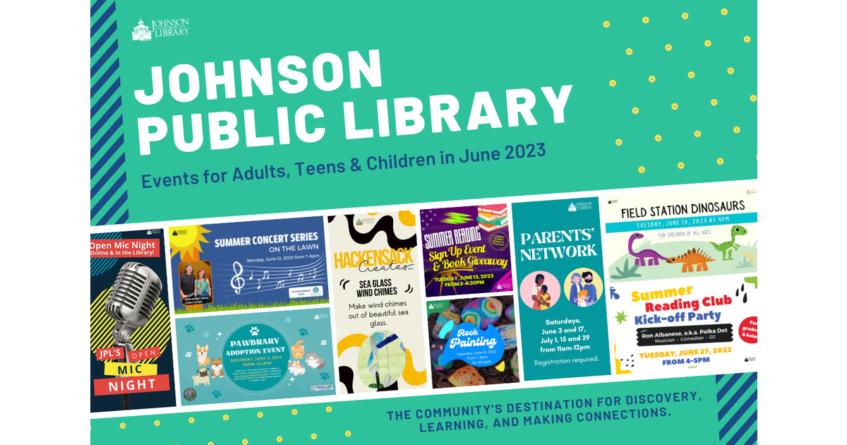 June 2023: Services & Events @ Hackensack’s Johnson Public Library | Hackensack, NJ News TAPinto