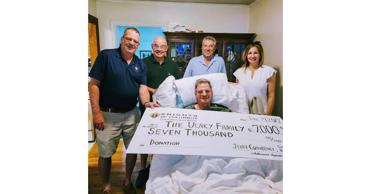 Cranford Knights of Columbus Donation to the Ulaky Family | Cranford ...