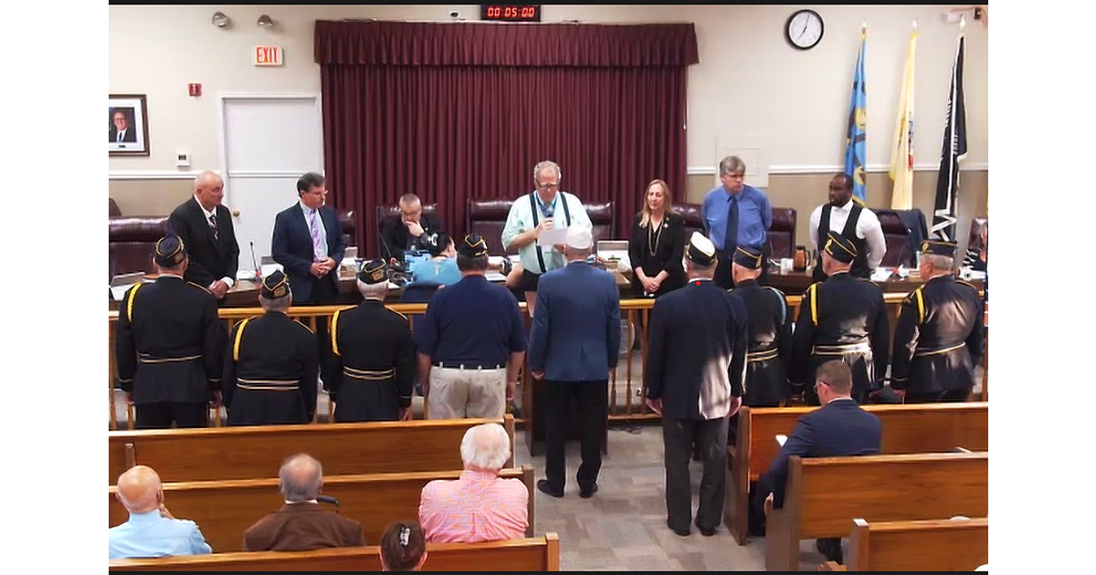 Larry Bishop, NJ State American Legion Commander, Honored by Sayreville ...