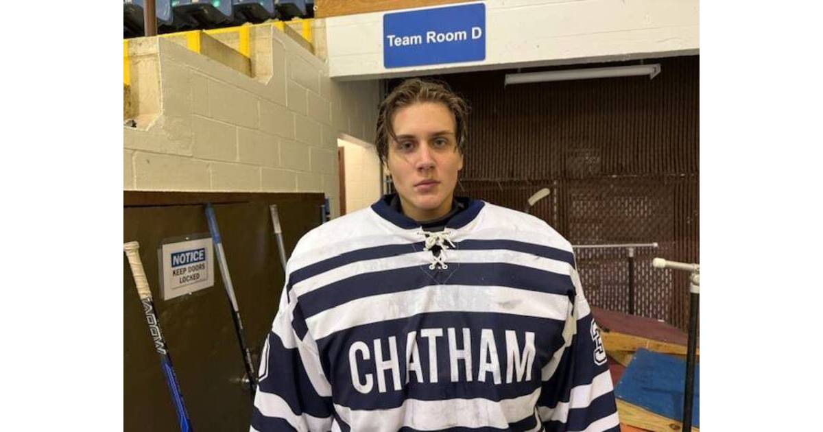 Lange's 45 Saves for Chatham Boys Ice Hockey Not Enough in 5-0 Loss to ...