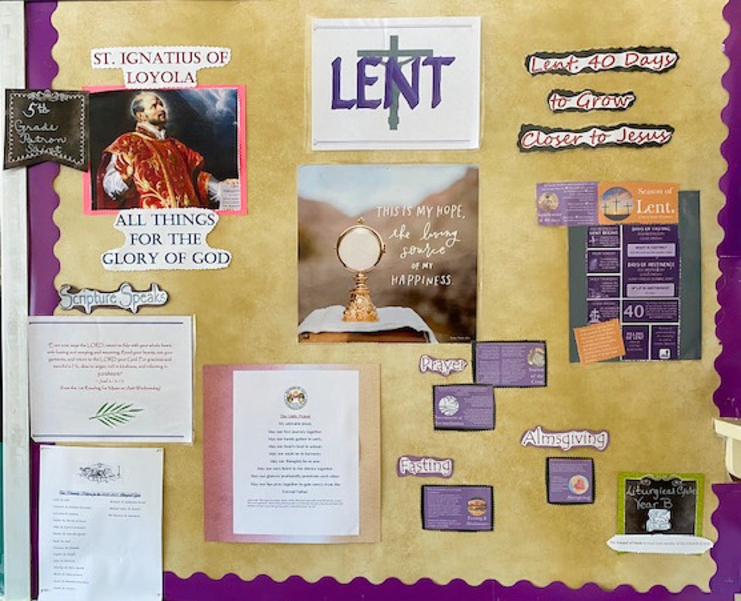 Lenten Promise Bulletin Board Ideas