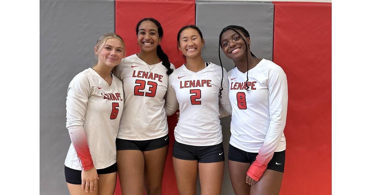 Lenape Girls Volleyball Seniors Serving Up Wins to Get to Playoffs ...