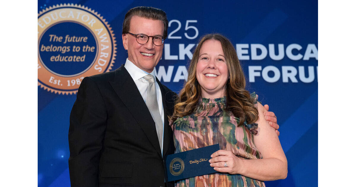 Nettingham Middle School Teacher Receives $25K Prize as New Jersey ...