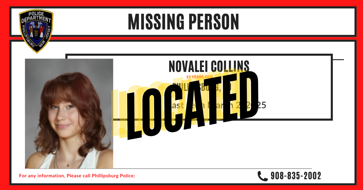 Phillipsburg Police Seek Public's Help in Locating Missing 13-Year-Old ...