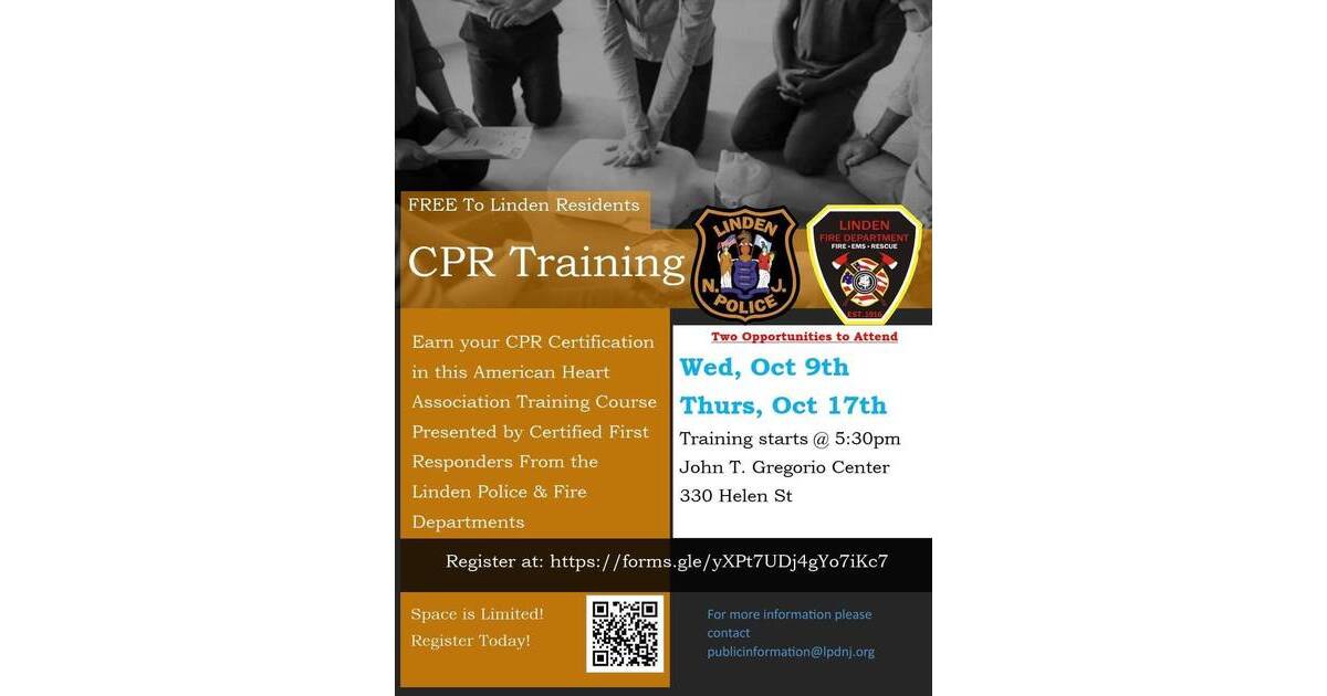 Linden Police Department and Linden Fire Department Partner to Provide ...