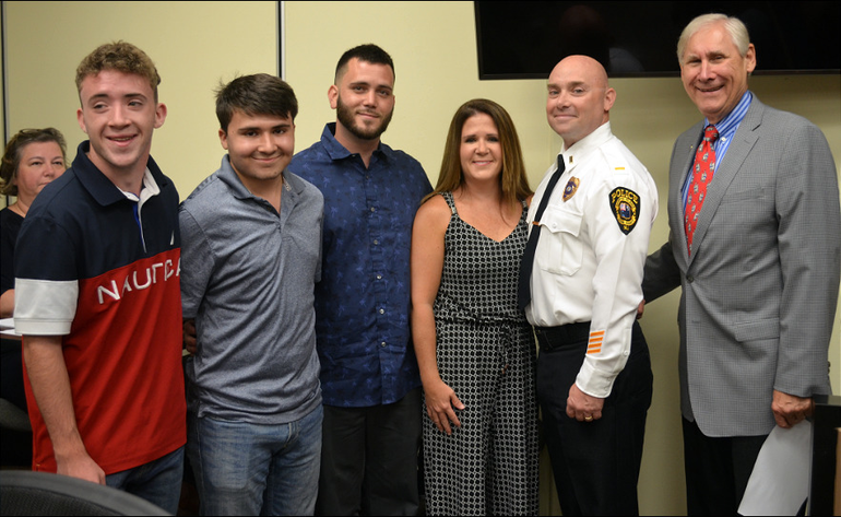 Scotch Plains Police Officers Honored at Council Meeting | TAPinto
