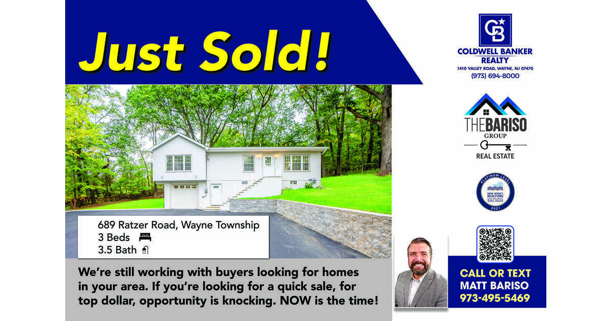 Just Sold! by The Bariso Group | Wayne, NJ News TAPinto