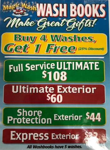 Give the Gift of a Car Wash with Manahawkin Magic Wash 'Wash Books ...